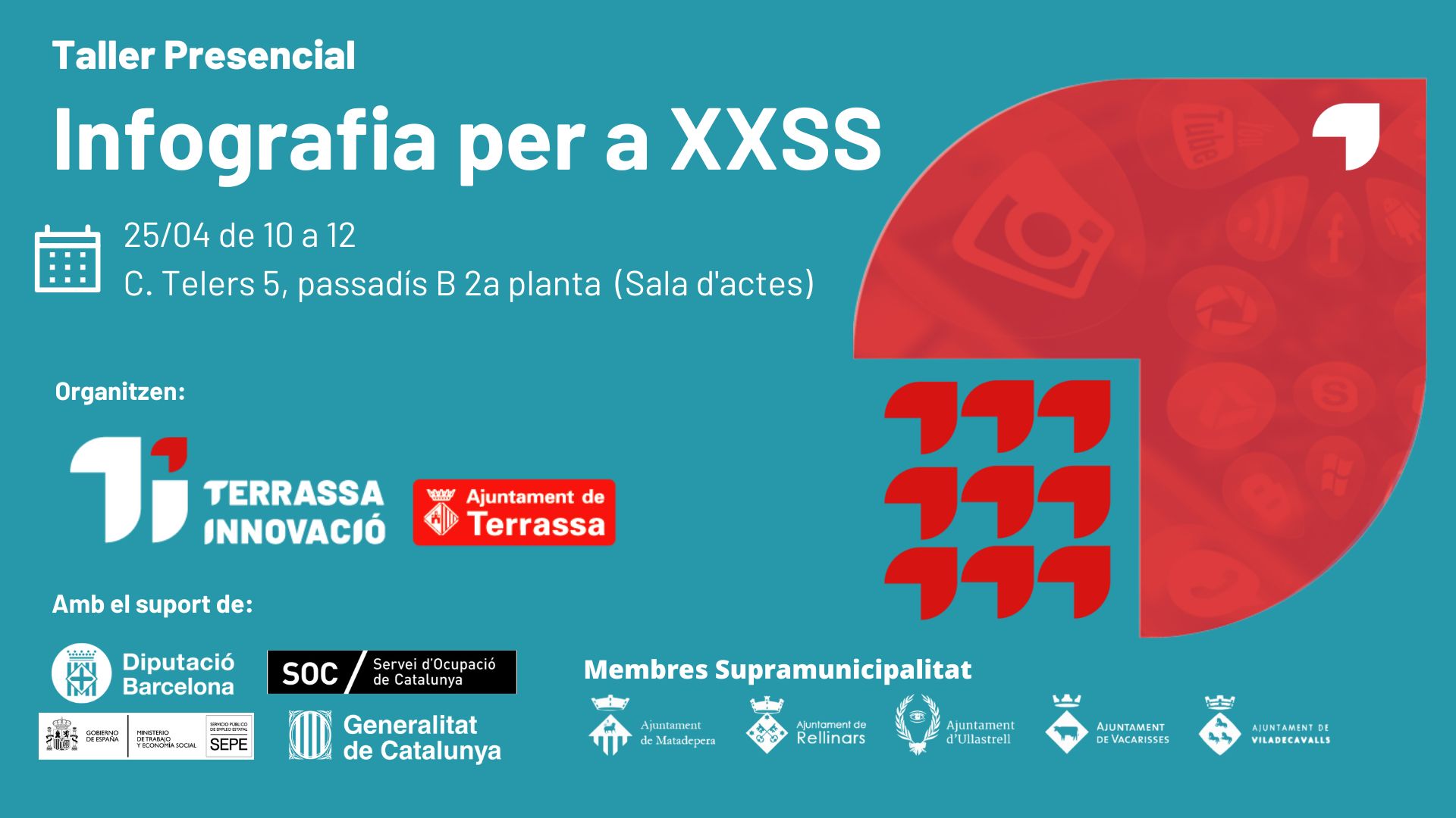 Infografia Per A Xarxes Socials Terrassa Innovació