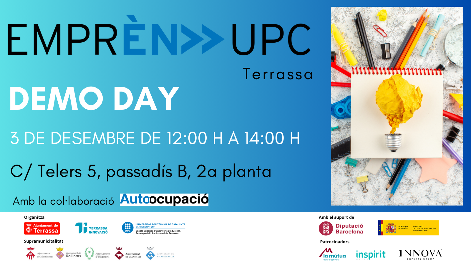 DEMO DAY – EMPRÈN UPC TERRASSA 2025 – Terrassa Innovació